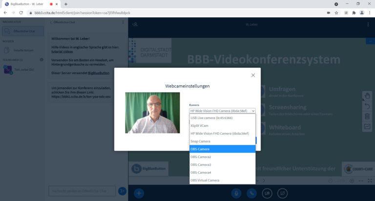 Fragen und Antworten zu BigBlueButton
